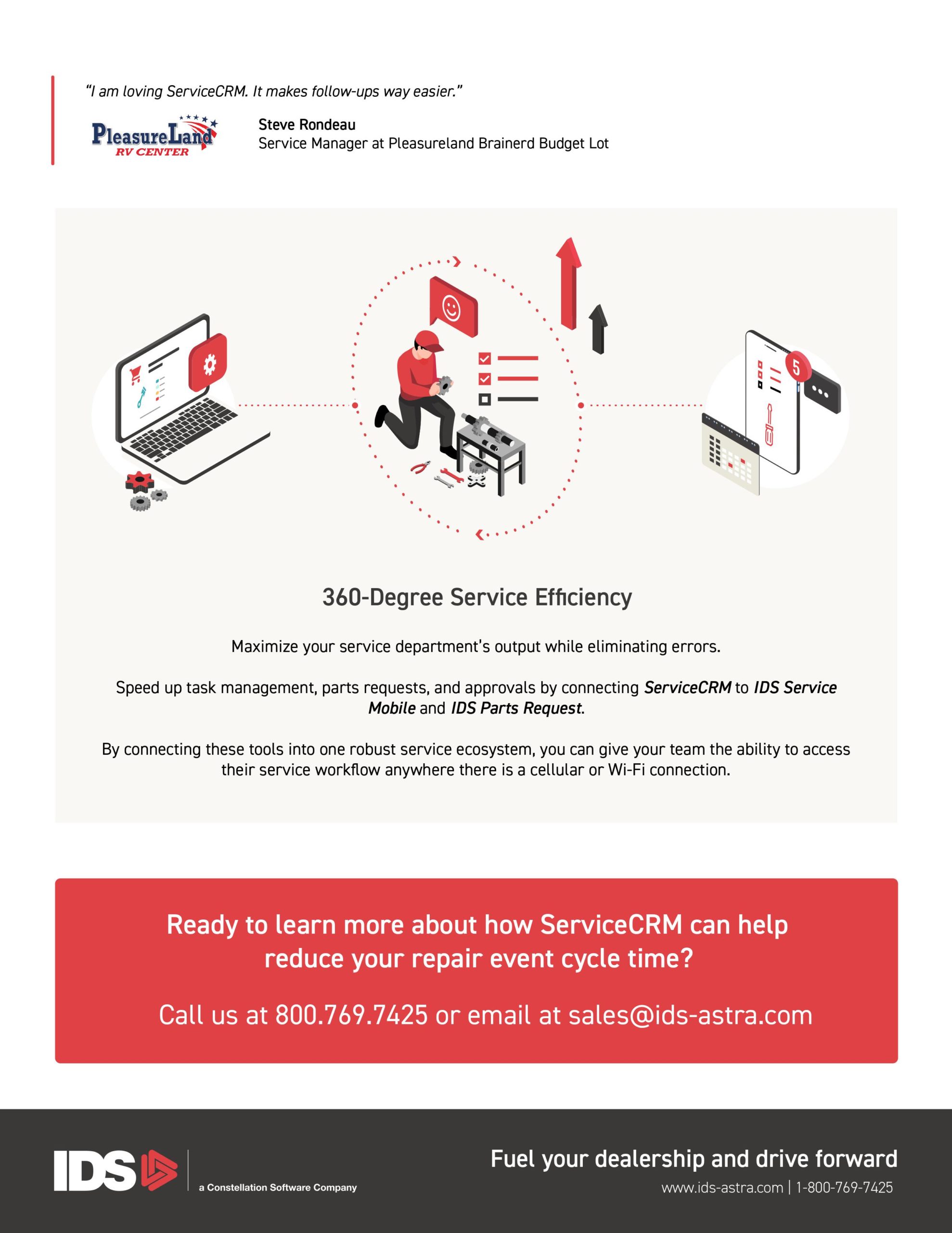 ServiceCRM Infosheet • IDS-Astra