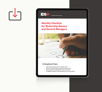 Download: Monthly Checklist for Dealership Owners and General Managers • IDS-Astra