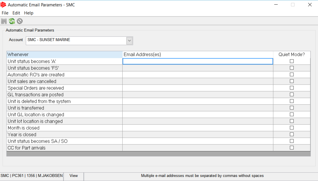 How to Assign Email Addresses to Automatic System Event Notifications ...